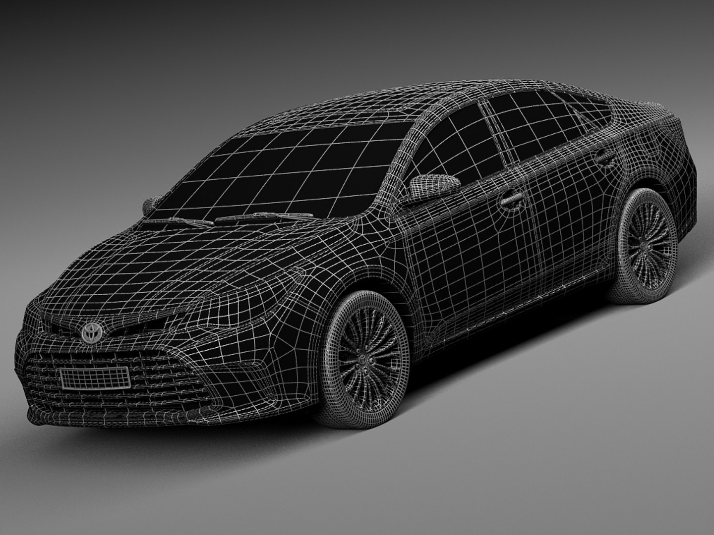 3d model 2016 toyota avalon
