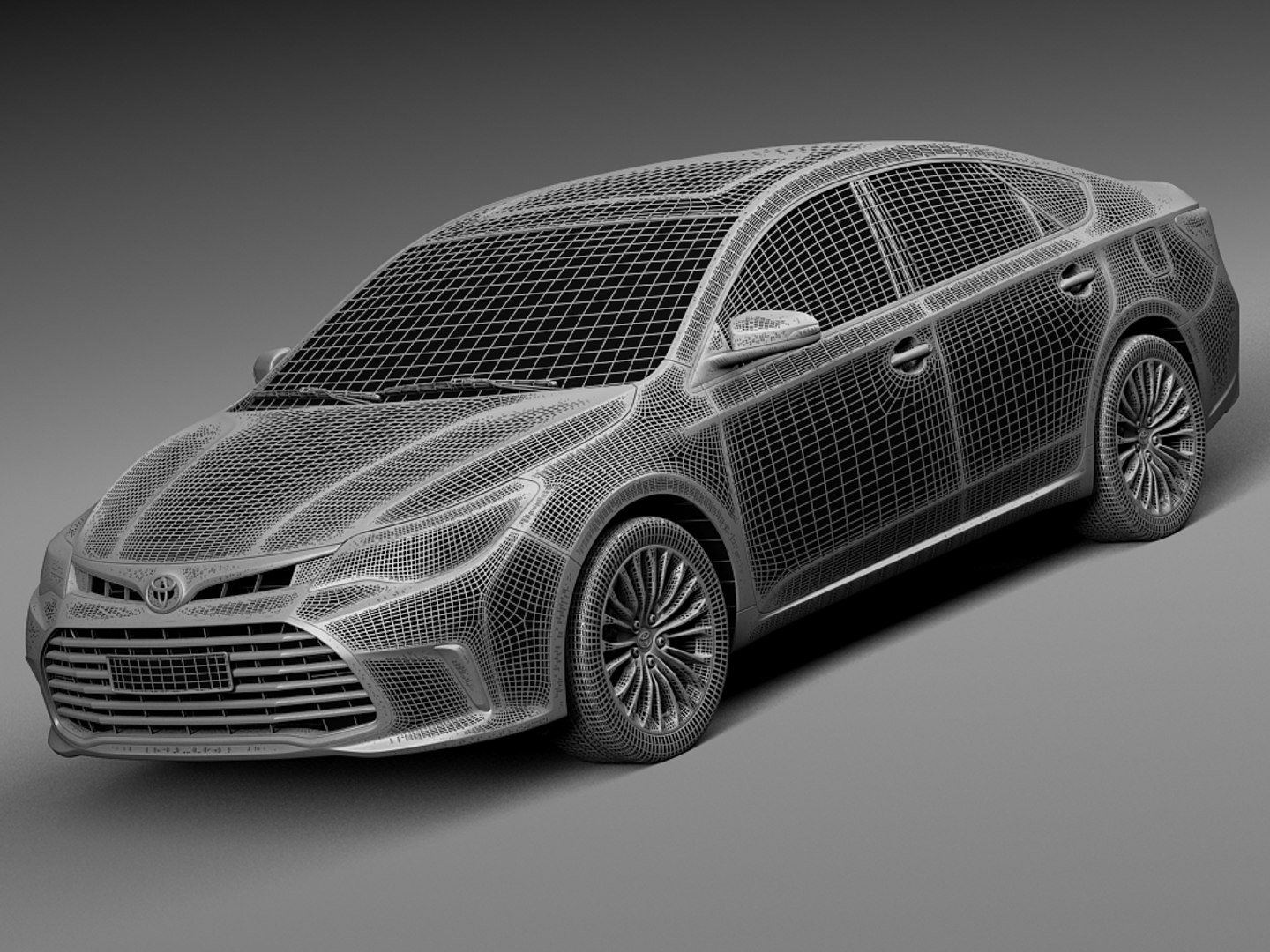 3d model 2016 toyota avalon