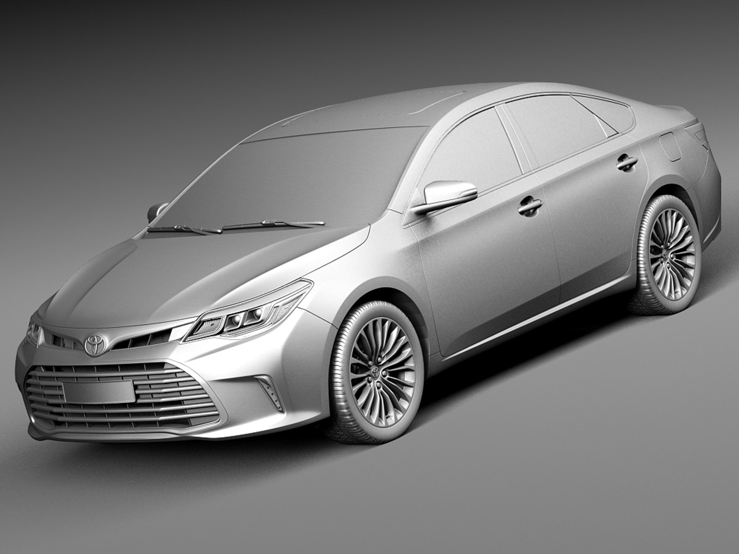 3d model 2016 toyota avalon