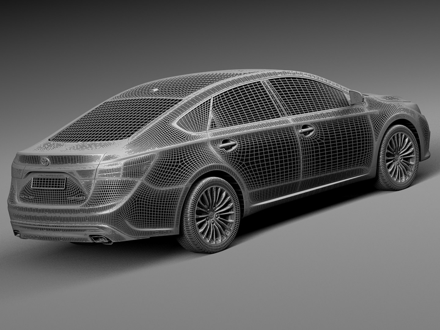 3d model 2016 toyota avalon