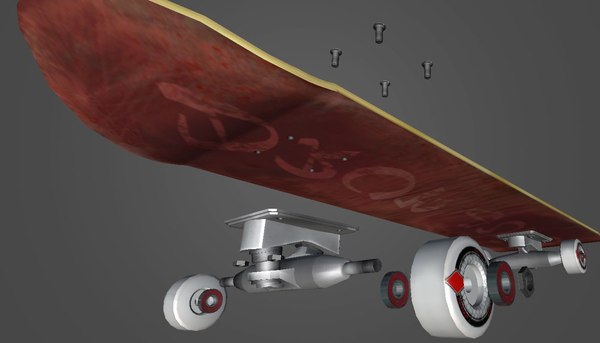 3d model extreme arena skateboard bmx