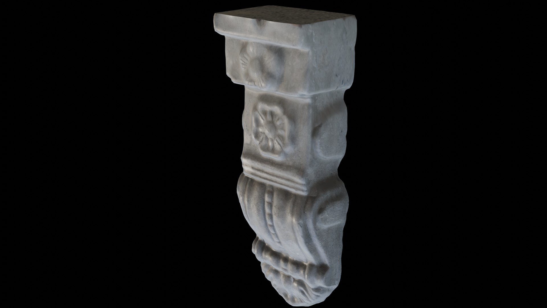 Sculpted Stone Corbel Scan 3D Model - TurboSquid 2434577
