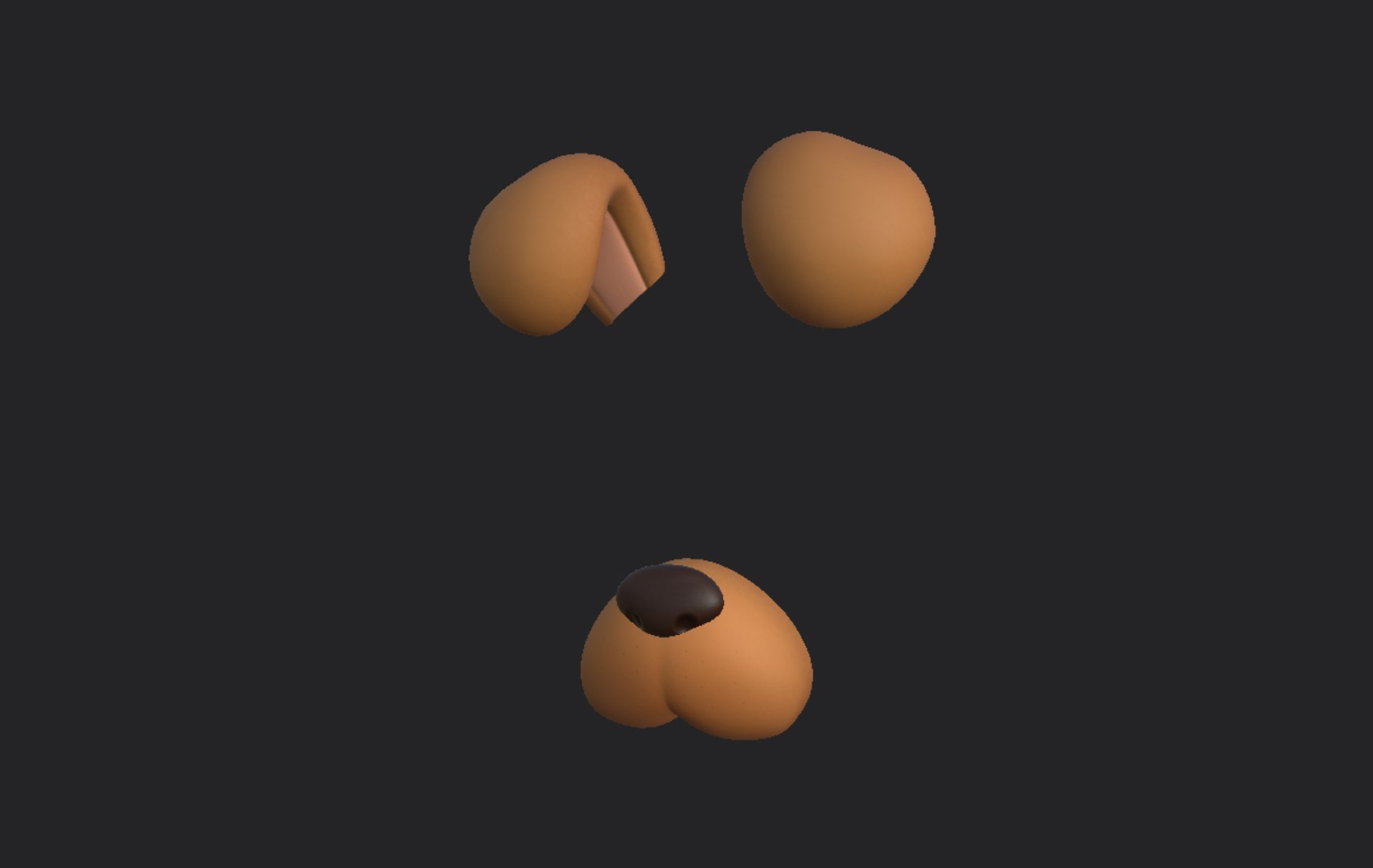 Dog Face Model - TurboSquid 1597582