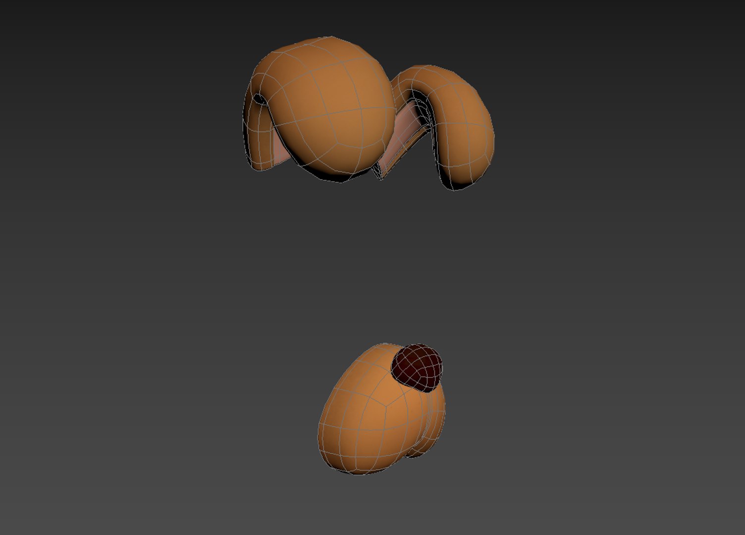 Dog face model - TurboSquid 1597582