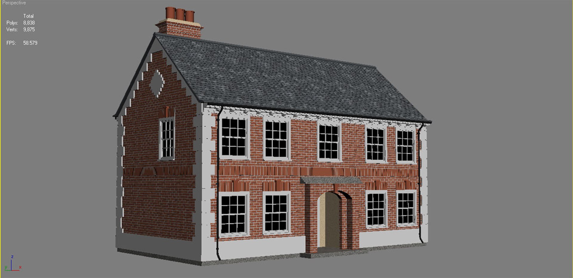 House brick 3D model - TurboSquid 1168856