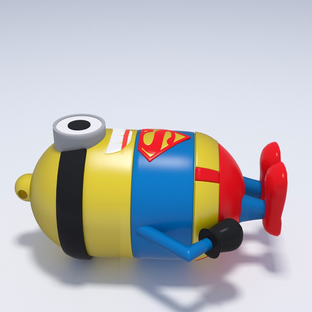 3d Model Minion Usb Drive