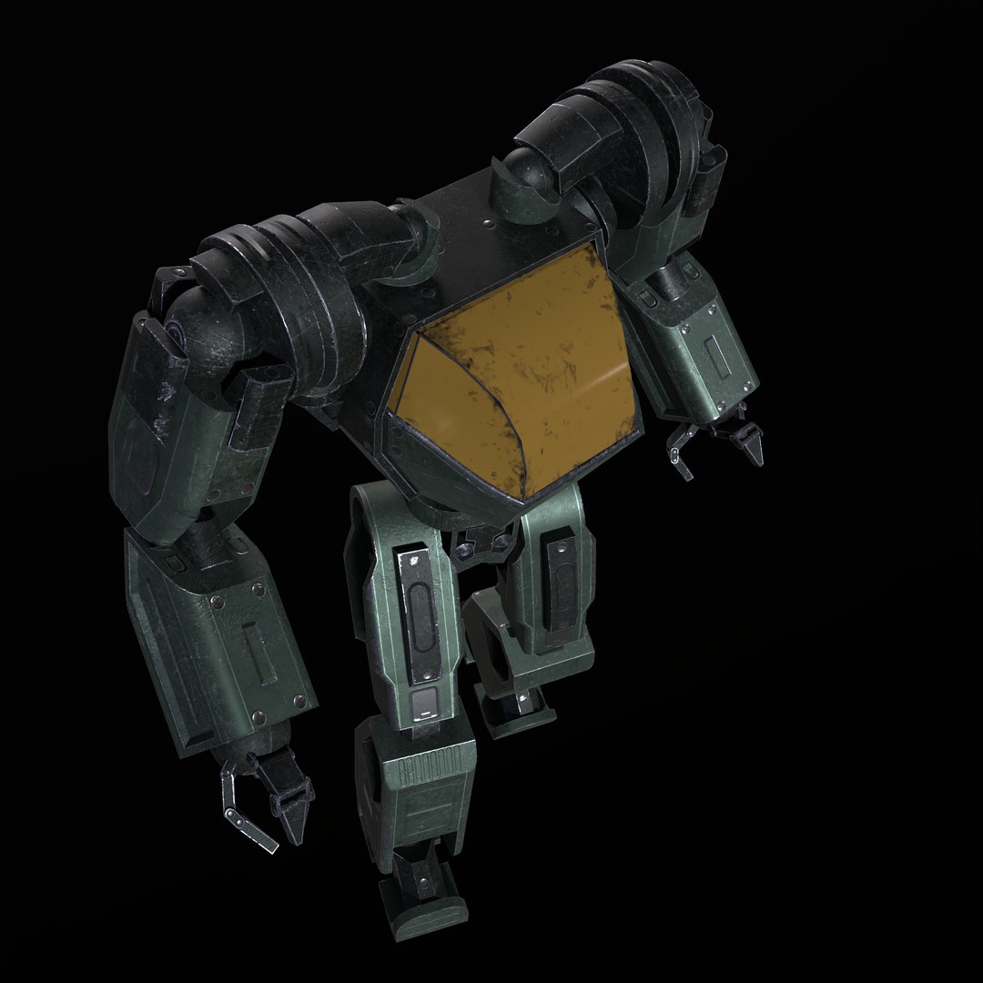 3D Mech Robot PBR Low-poly 3D Model Model - TurboSquid 2283417