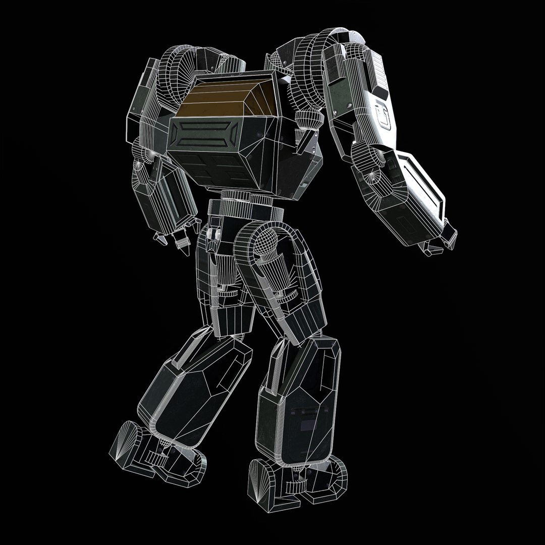 3D Mech Robot PBR Low-poly 3D Model Model - TurboSquid 2283417