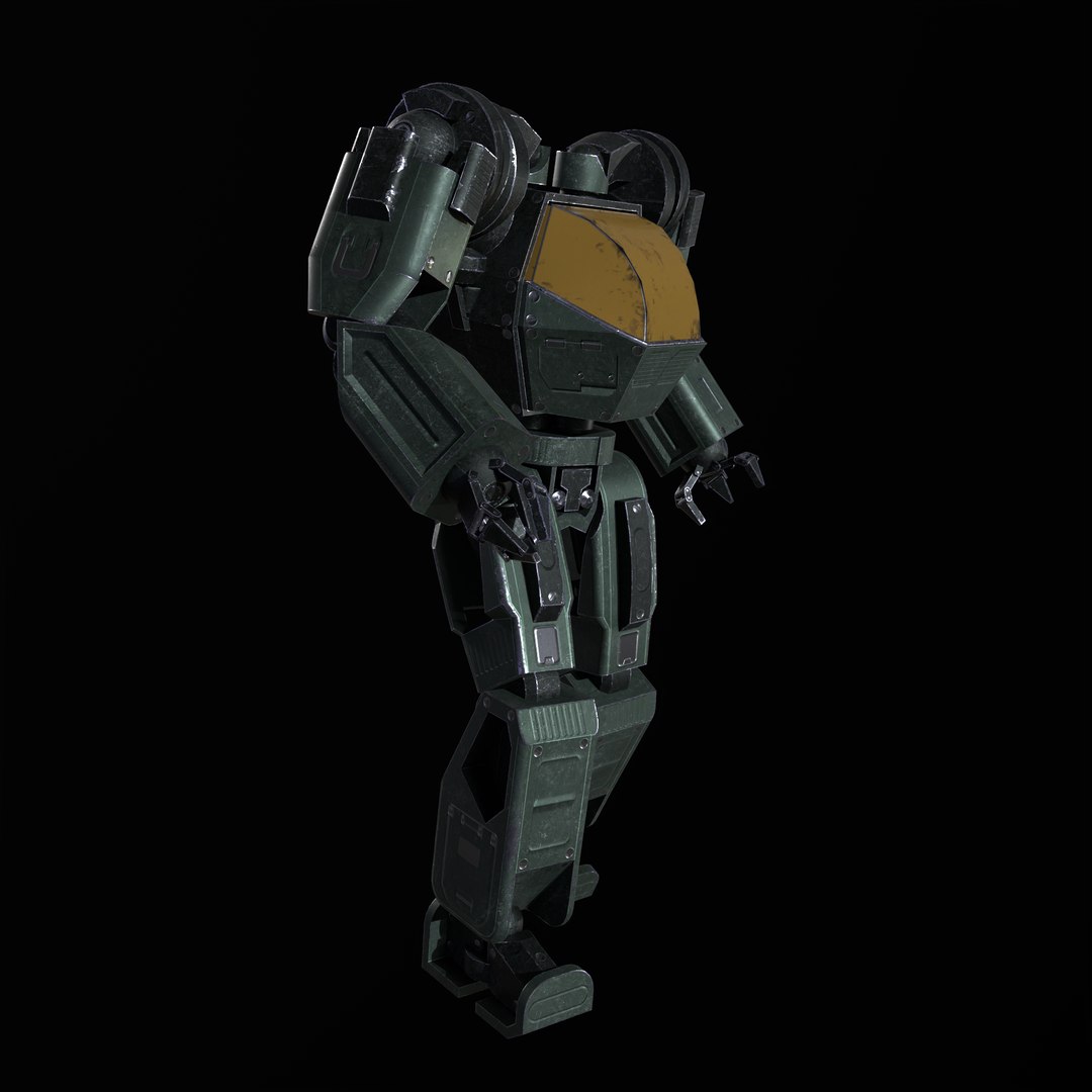 3D Mech Robot PBR Low-poly 3D Model Model - TurboSquid 2283417