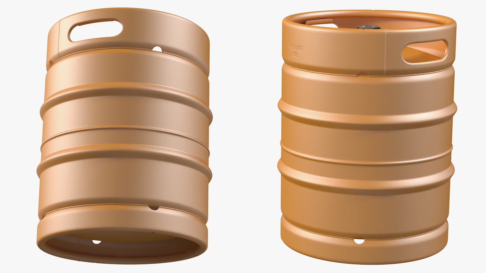Color Beer Keg 3D Model - TurboSquid 1623306