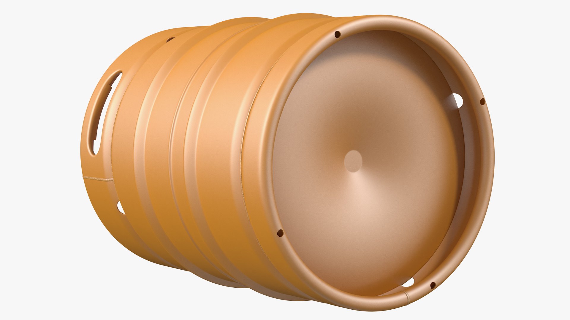 Color Beer Keg 3D Model - TurboSquid 1623306
