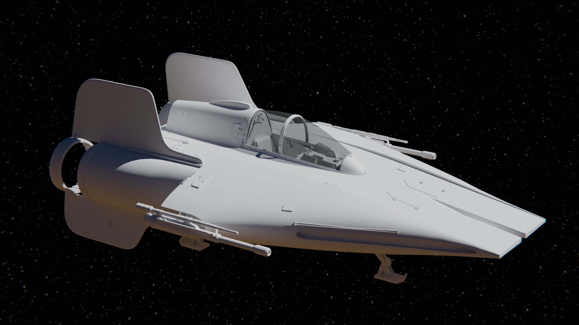 3D Star Wars A-Wing - TurboSquid 2330307