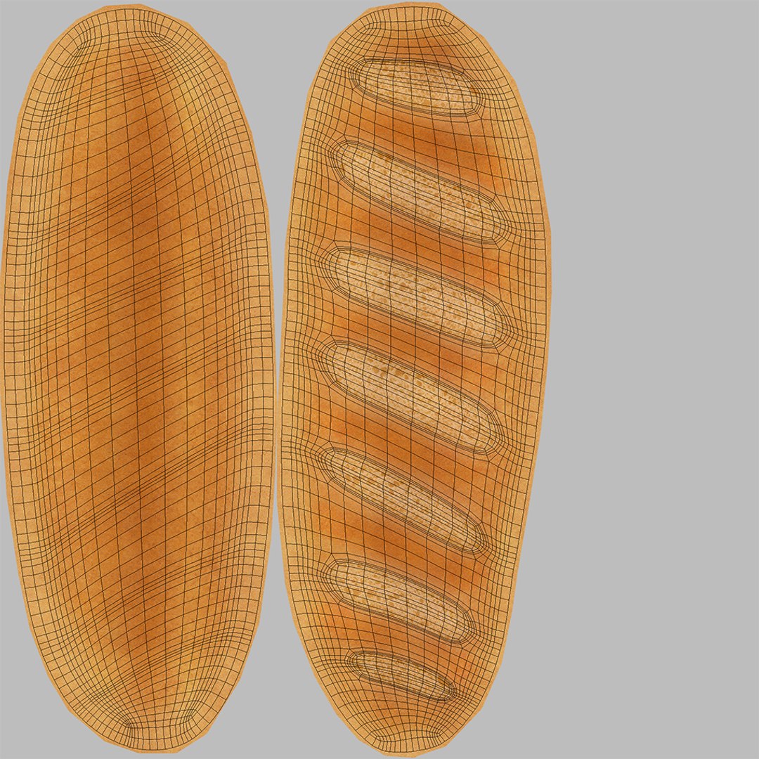 Loaf Of Bread 3D Model - TurboSquid 2036021