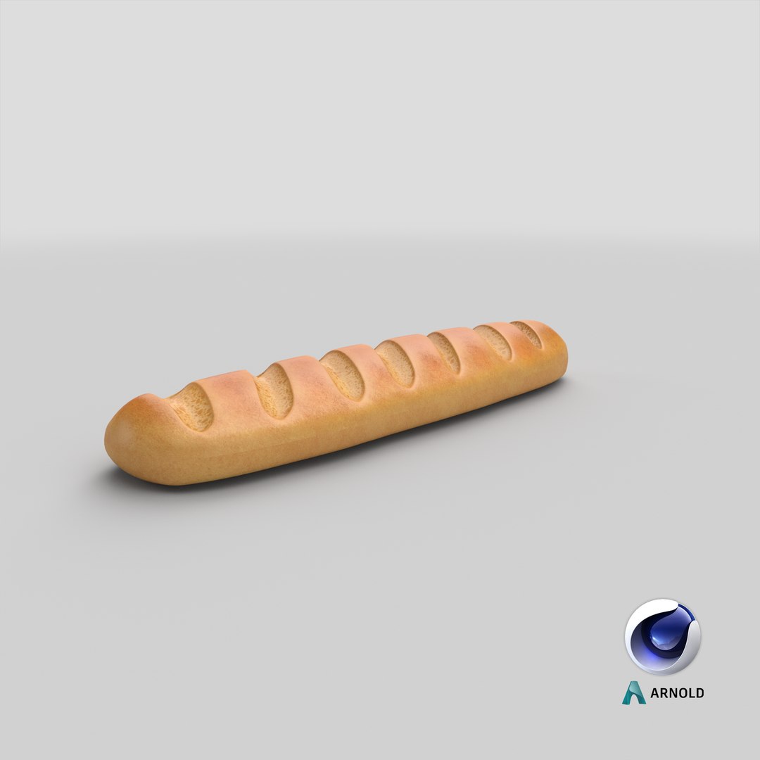 Loaf Of Bread 3D Model - TurboSquid 2036021