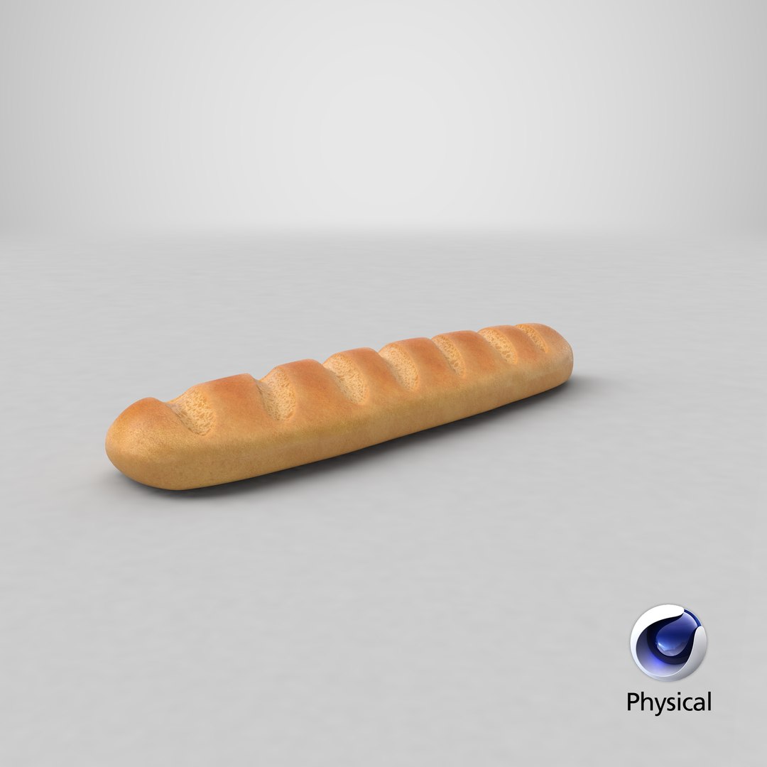 Loaf Of Bread 3D Model - TurboSquid 2036021