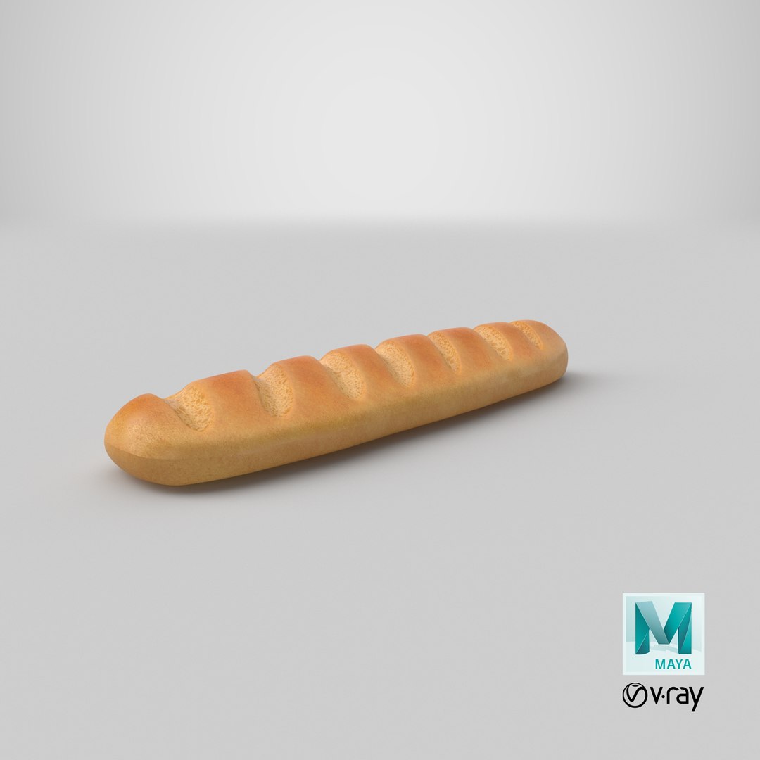 Loaf Of Bread 3D Model - TurboSquid 2036021