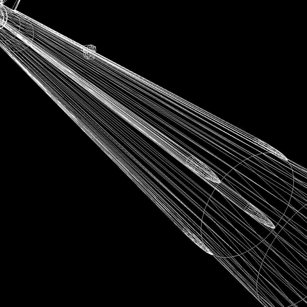 3d model sounding rocket aerobee 150