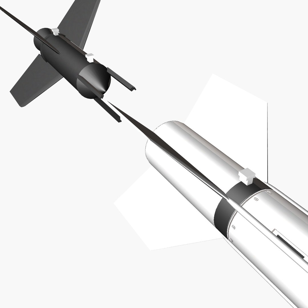 3d model sounding rocket aerobee 150