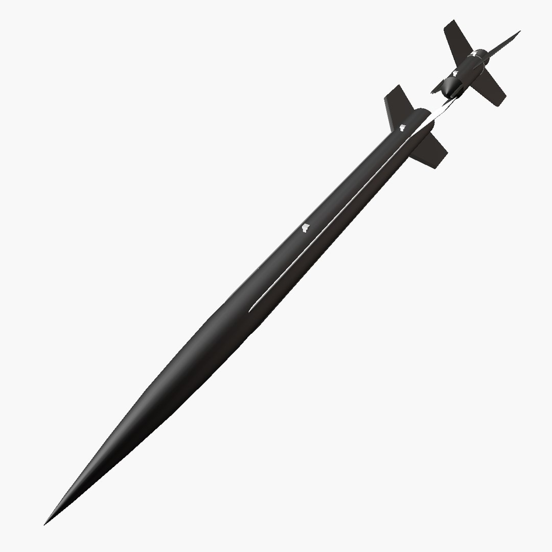 3d model sounding rocket aerobee 150