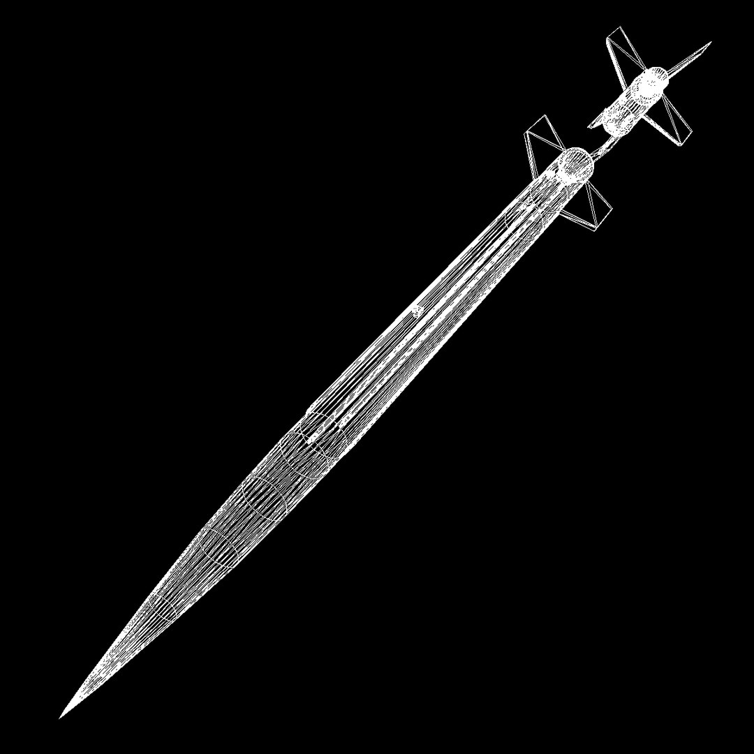 3d model sounding rocket aerobee 150