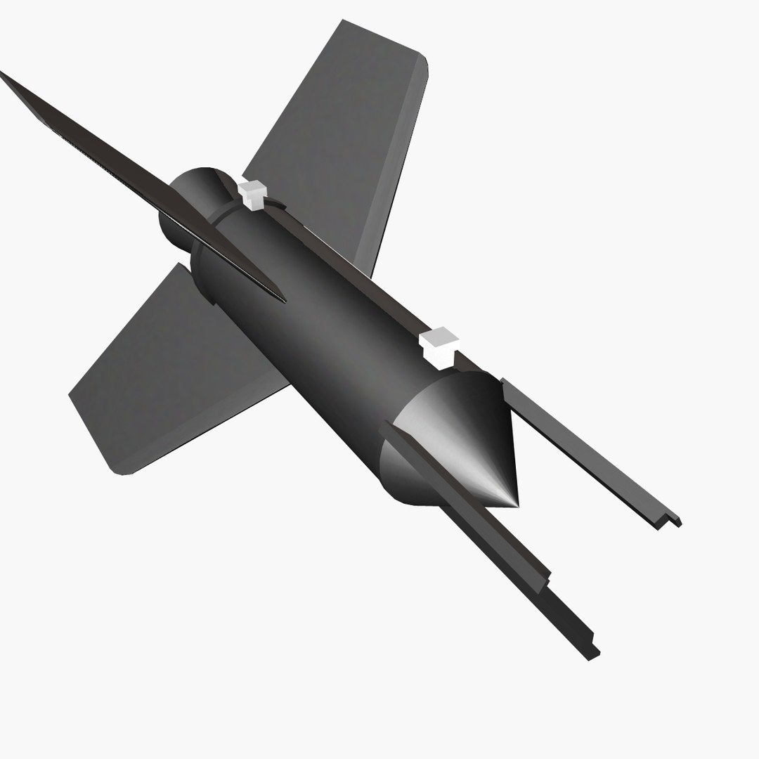 3d model sounding rocket aerobee 150