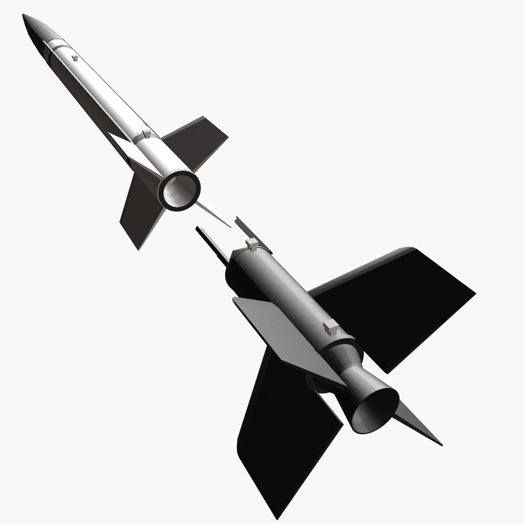 3d model sounding rocket aerobee 150