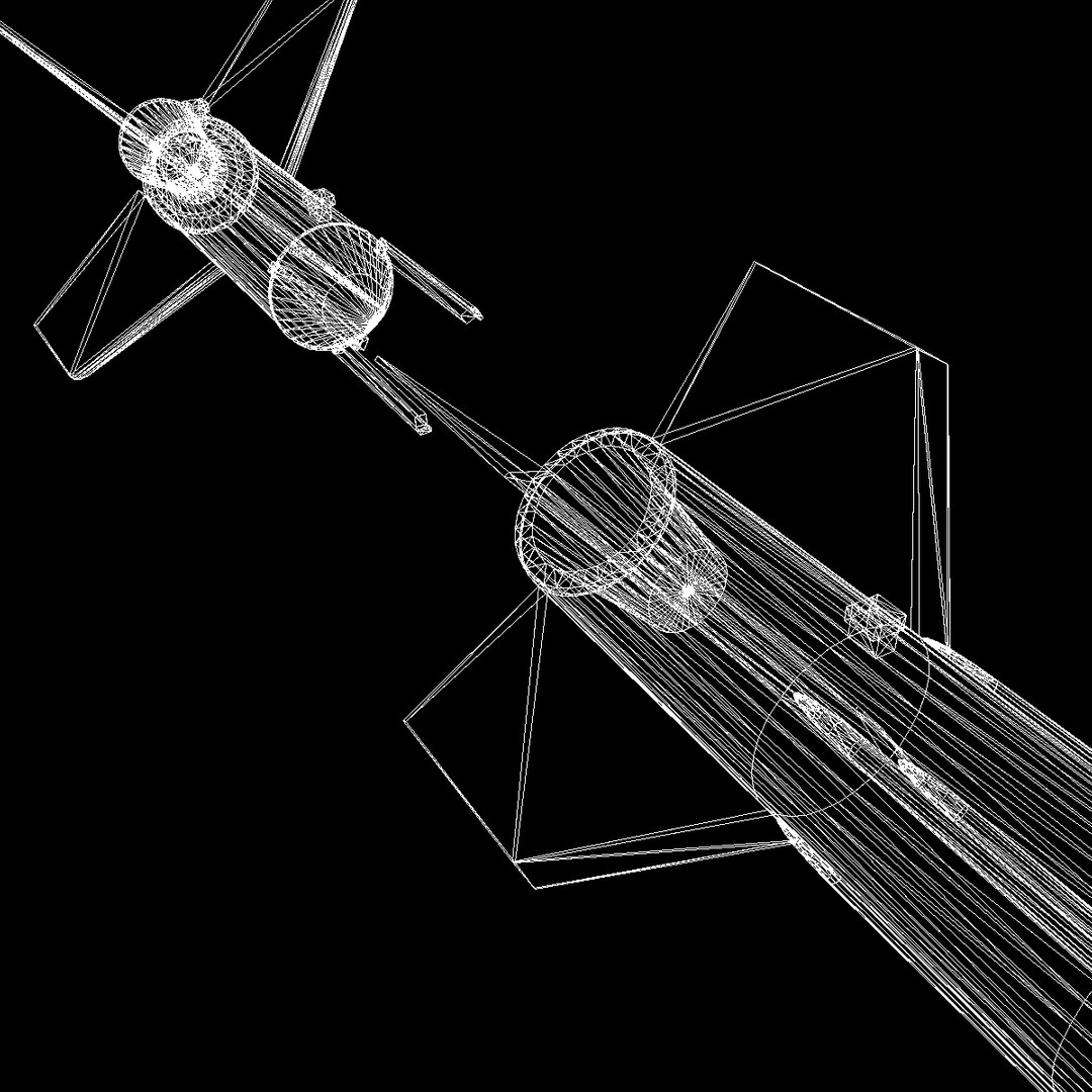 3d model sounding rocket aerobee 150