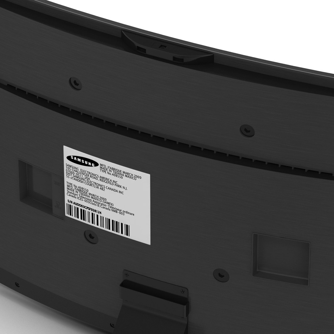 3d model samsung 4k uhd hu9000