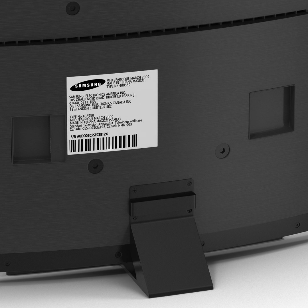 3d Model Samsung 4k Uhd Hu9000