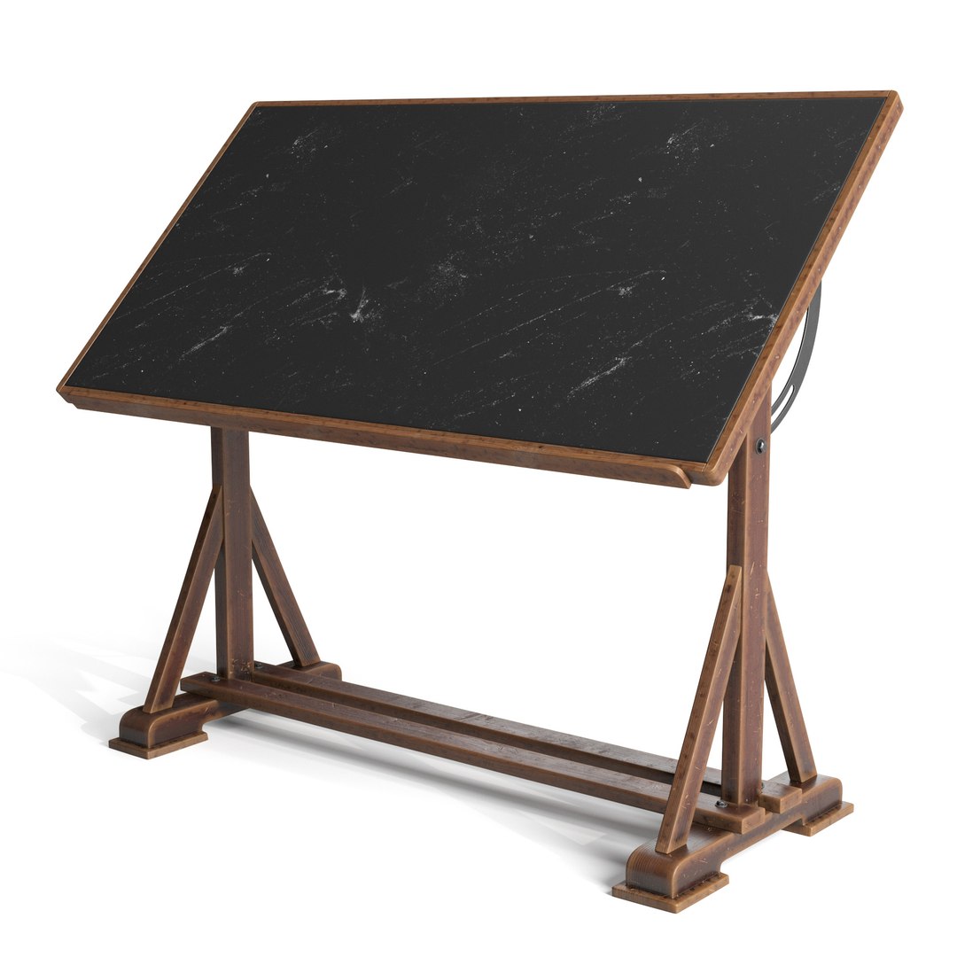 Drafting Table 3D Model - TurboSquid 1511221