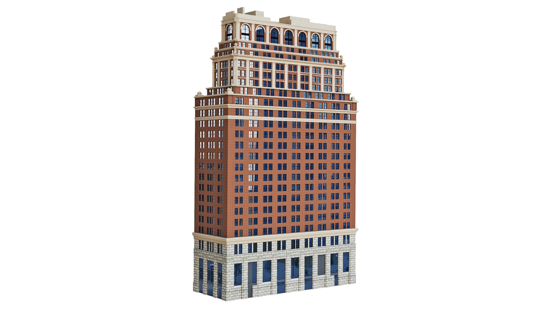 Building 44 Wall Street New York 3D - TurboSquid 2093395