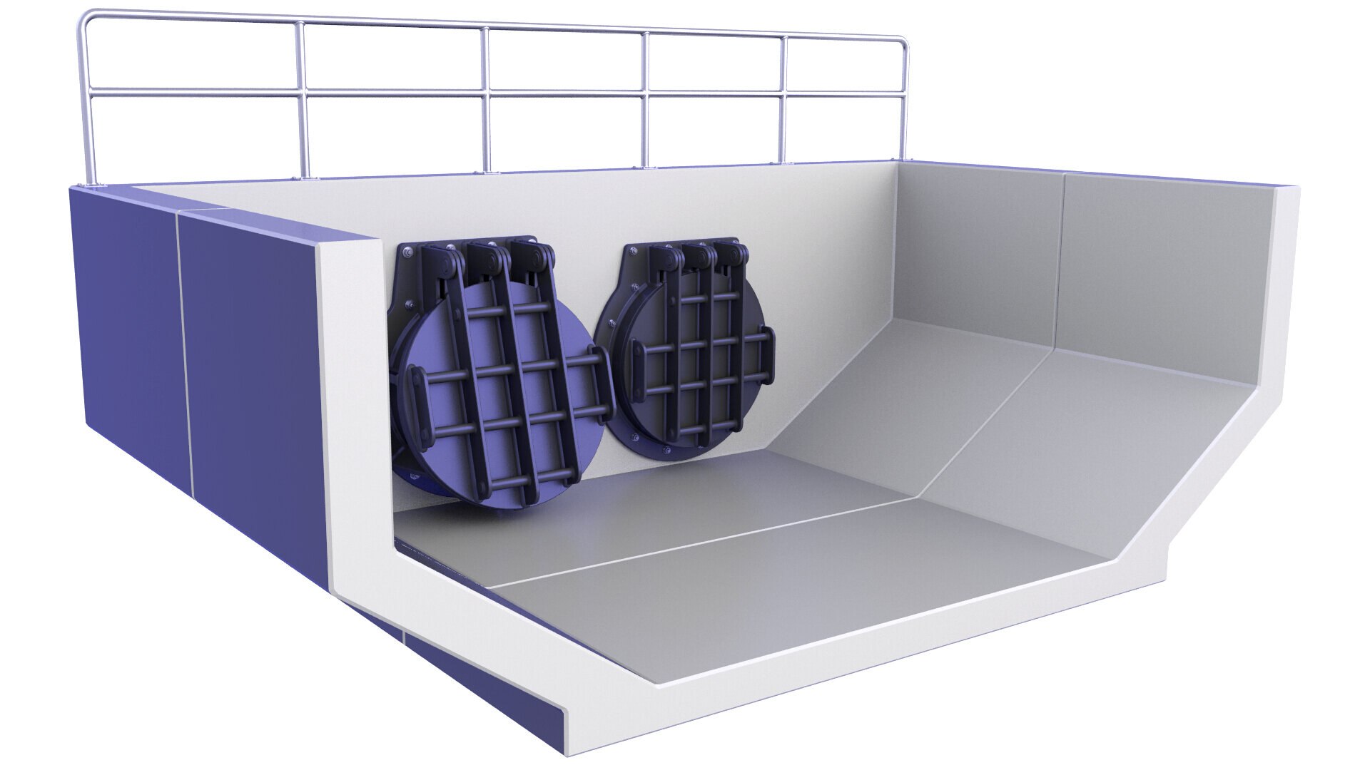 Concrete Storm Drain Outlet Flap Valve 33 3D Model - TurboSquid 1979986