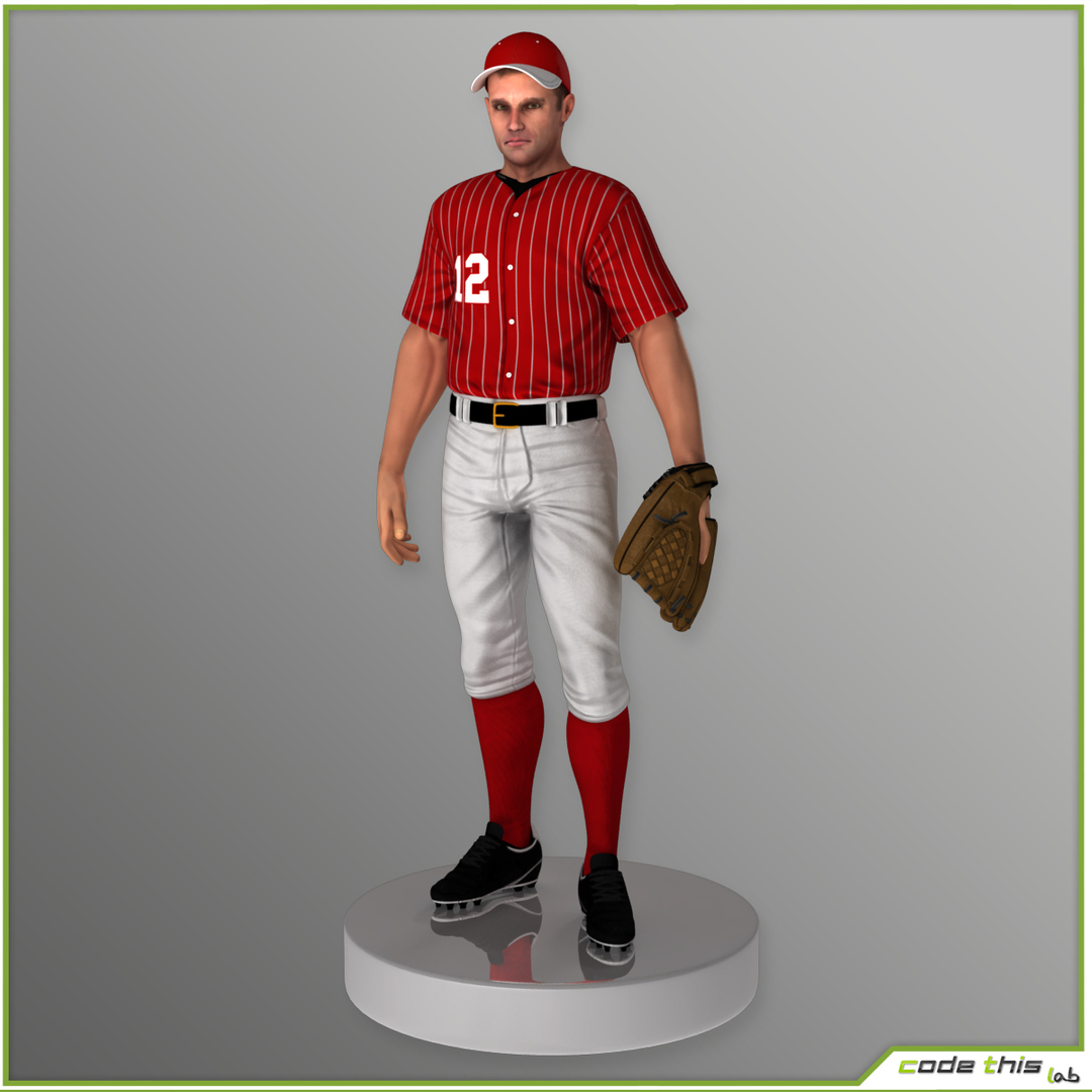 Hat Baseball Player Cg Max