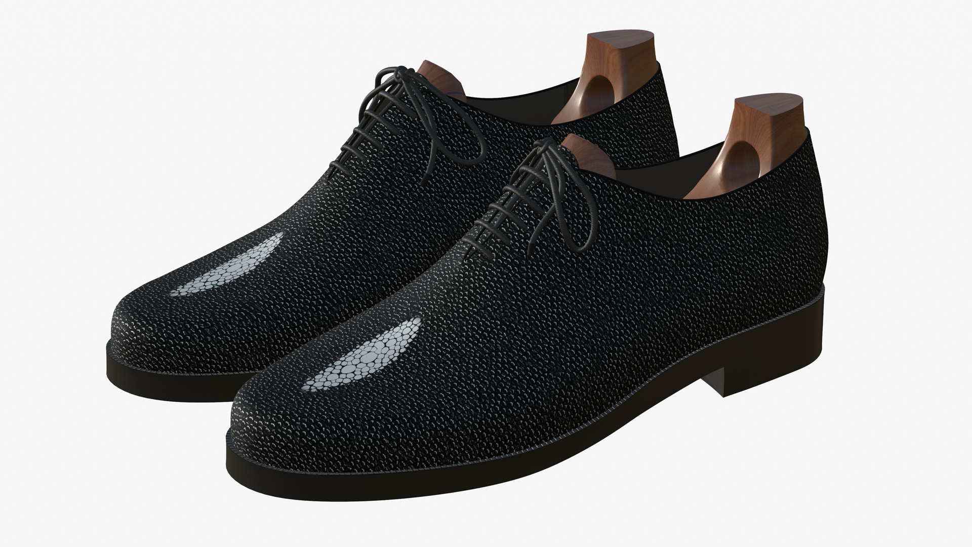 Realistic Leather Shoes Stingray Skin 3D model - TurboSquid 1953153