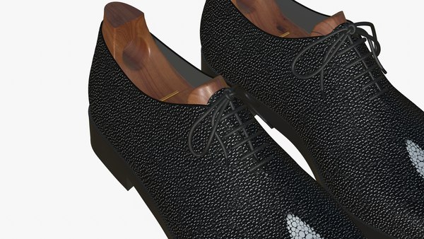 Realistic Leather Shoes Stingray Skin 3D model - TurboSquid 1953153
