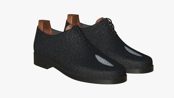 Realistic Leather Shoes Stingray Skin 3D model - TurboSquid 1953153