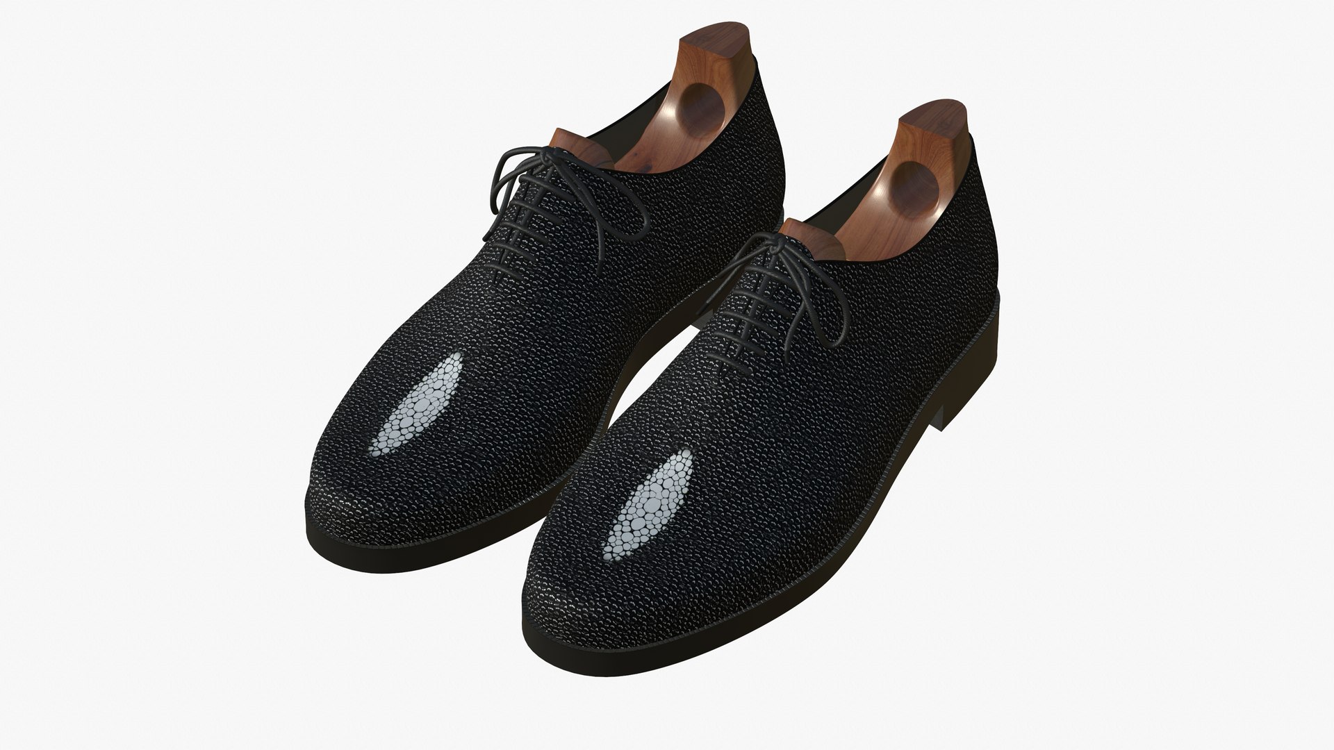 Realistic Leather Shoes Stingray Skin 3D model - TurboSquid 1953153