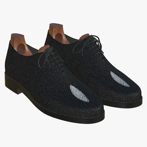Realistic Leather Shoes Stingray Skin 3D model - TurboSquid 1953153