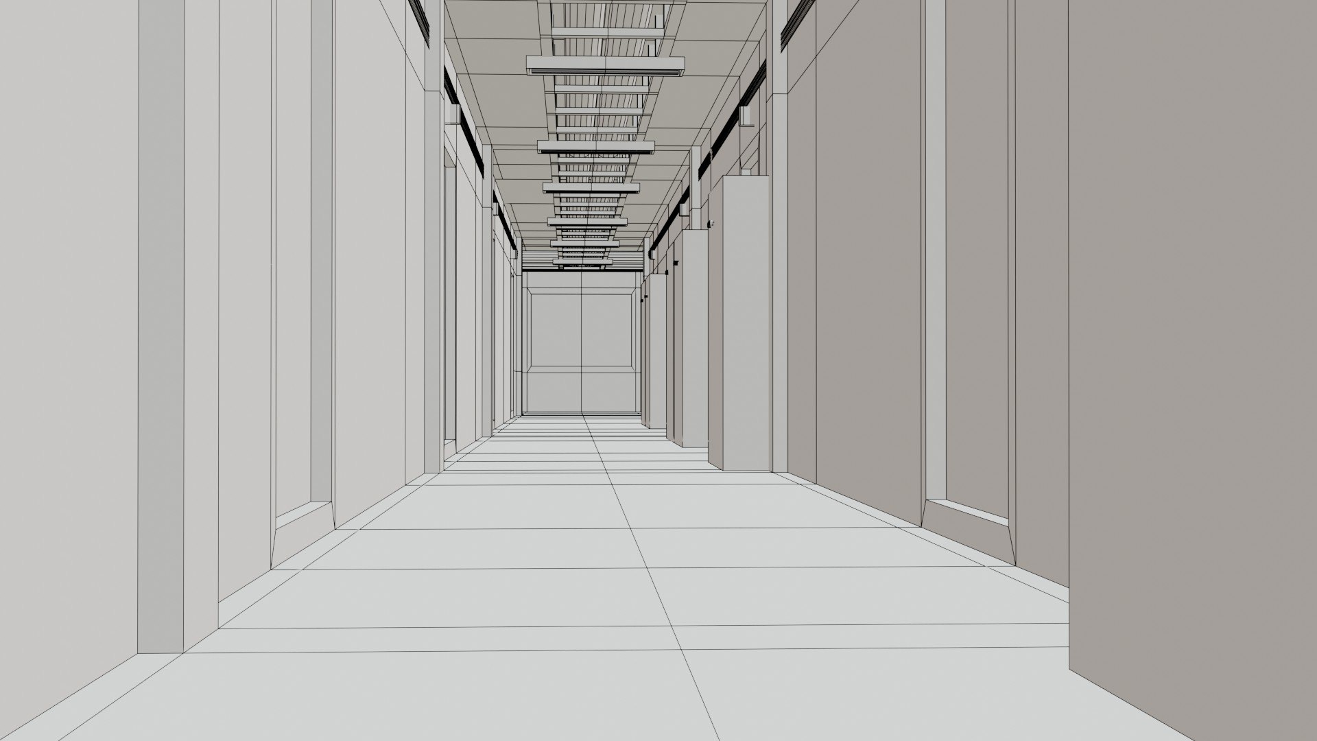 Modular Basement Corridor - Game Ready - PBR 3D - TurboSquid 2062477