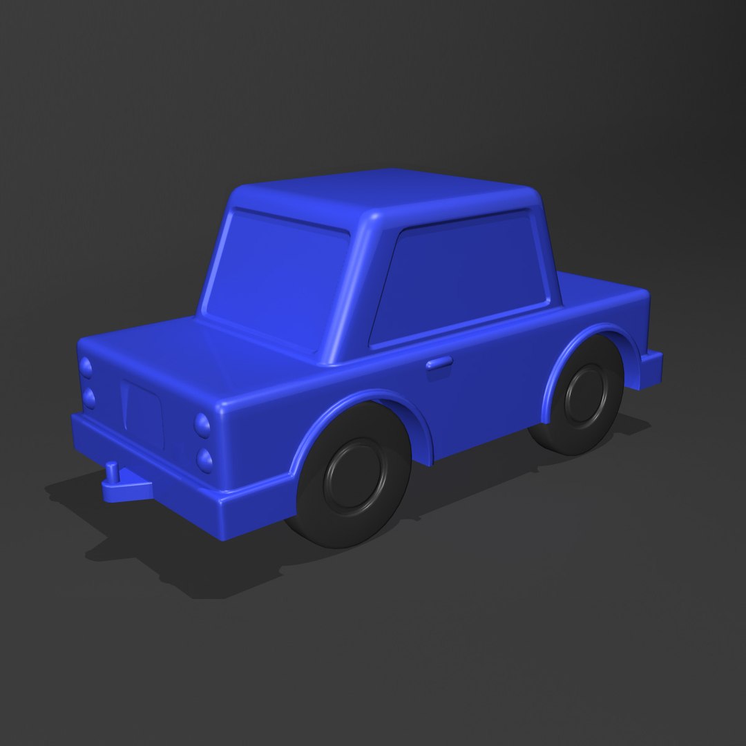 Small Toy Car 3d Model