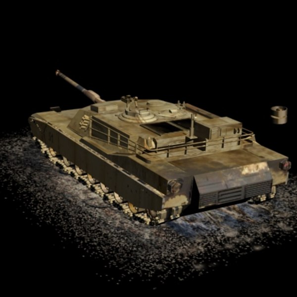 damaged m1 abrams tank max