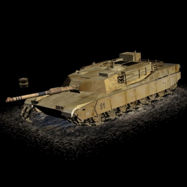 damaged m1 abrams tank max