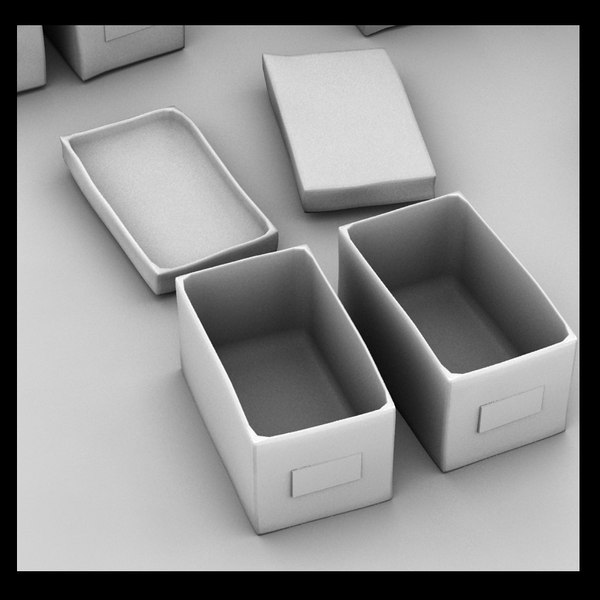 3d model paper box