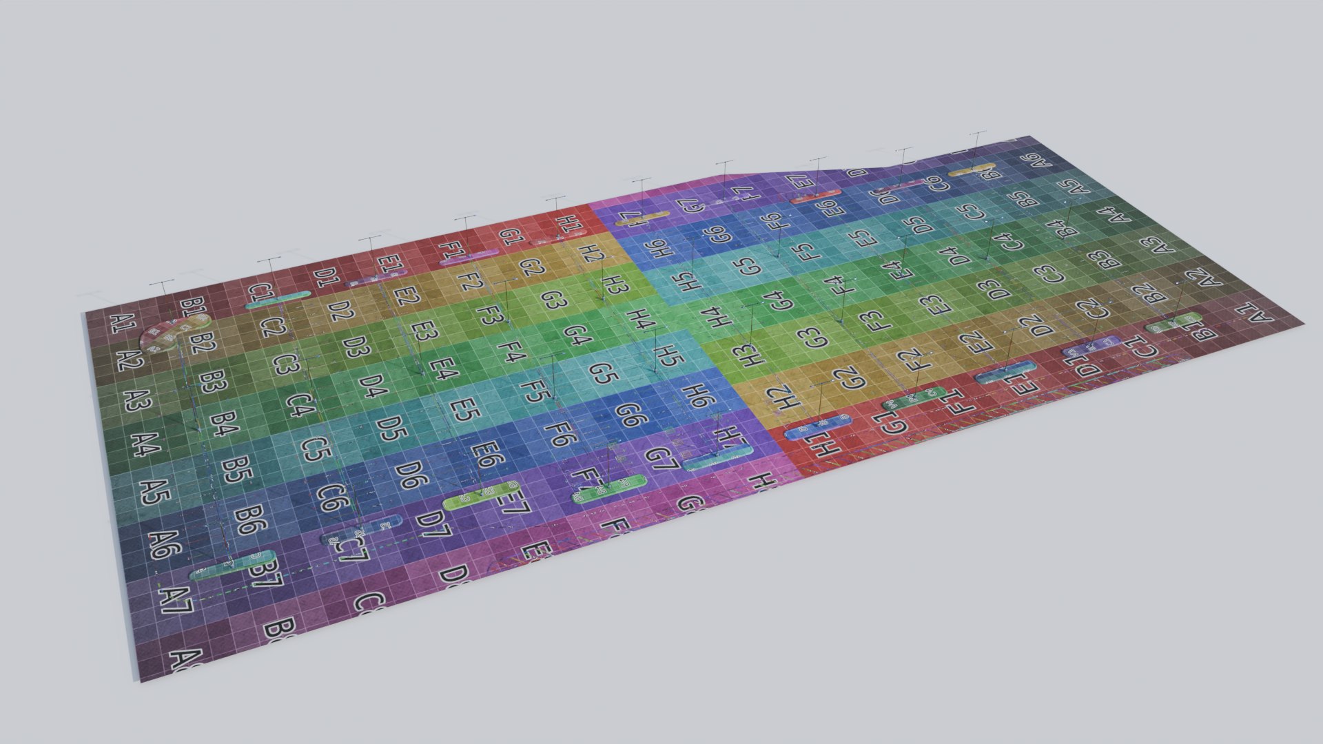 3D Parking Lot Large With 8K Textures - TurboSquid 2199627