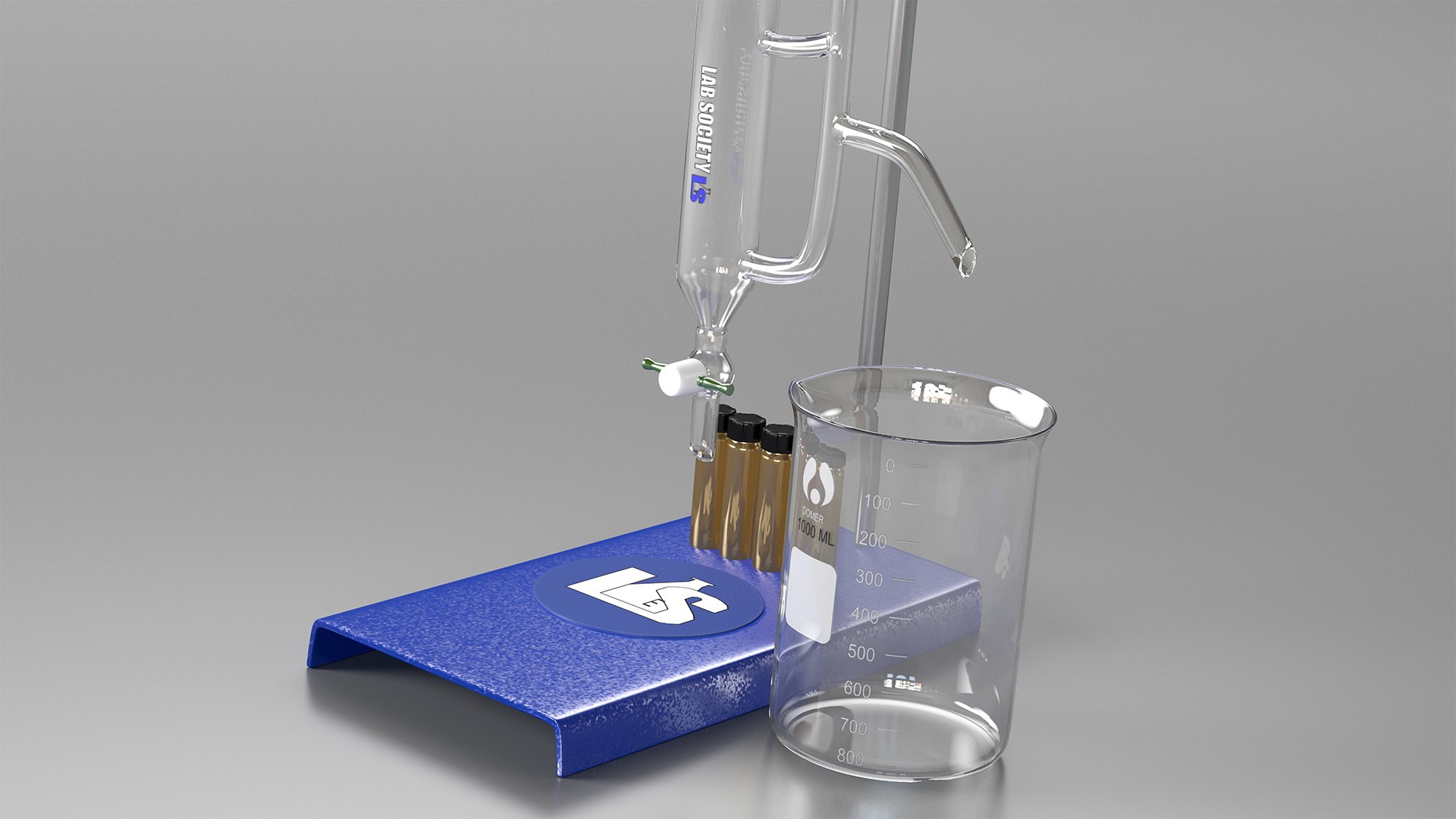 3D Lab Flask Stand - TurboSquid 1458534