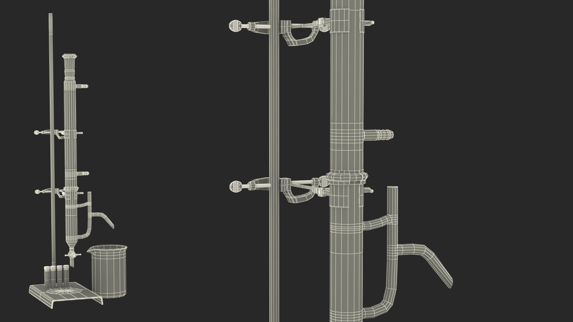 3D Lab Flask Stand - TurboSquid 1458534