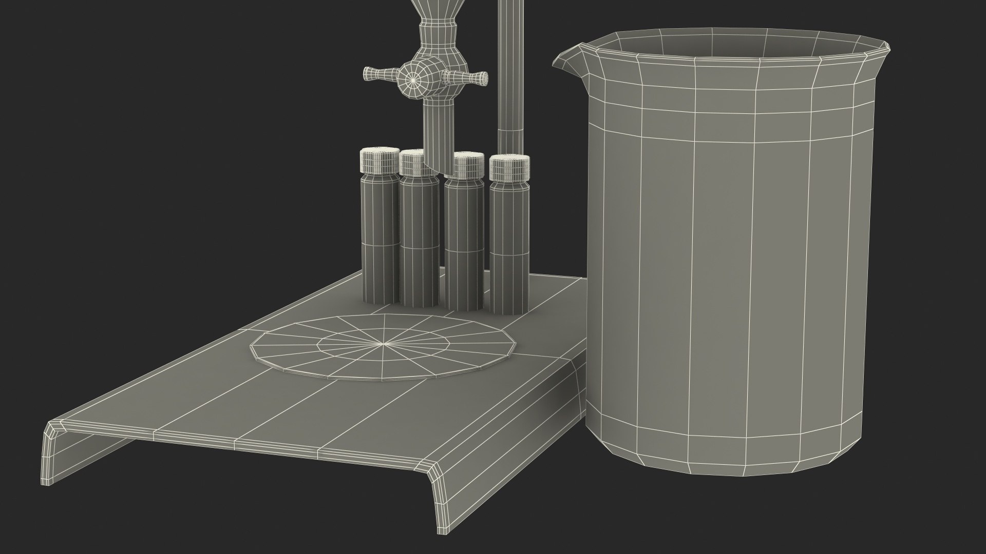 3D Lab Flask Stand - TurboSquid 1458534
