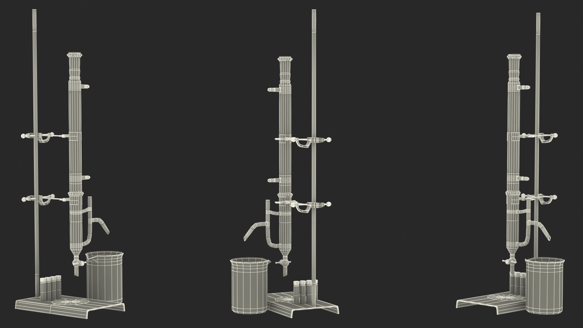 3D lab flask stand - TurboSquid 1458534