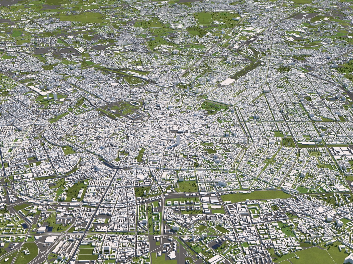 3D Buildings Houses Maps Model - TurboSquid 1517838