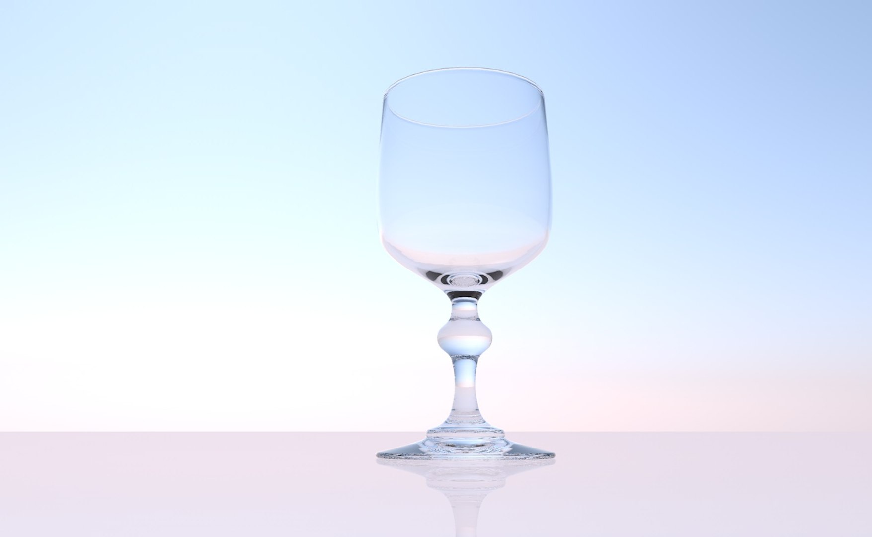 Crystal Glass 3D Model - TurboSquid 1383679